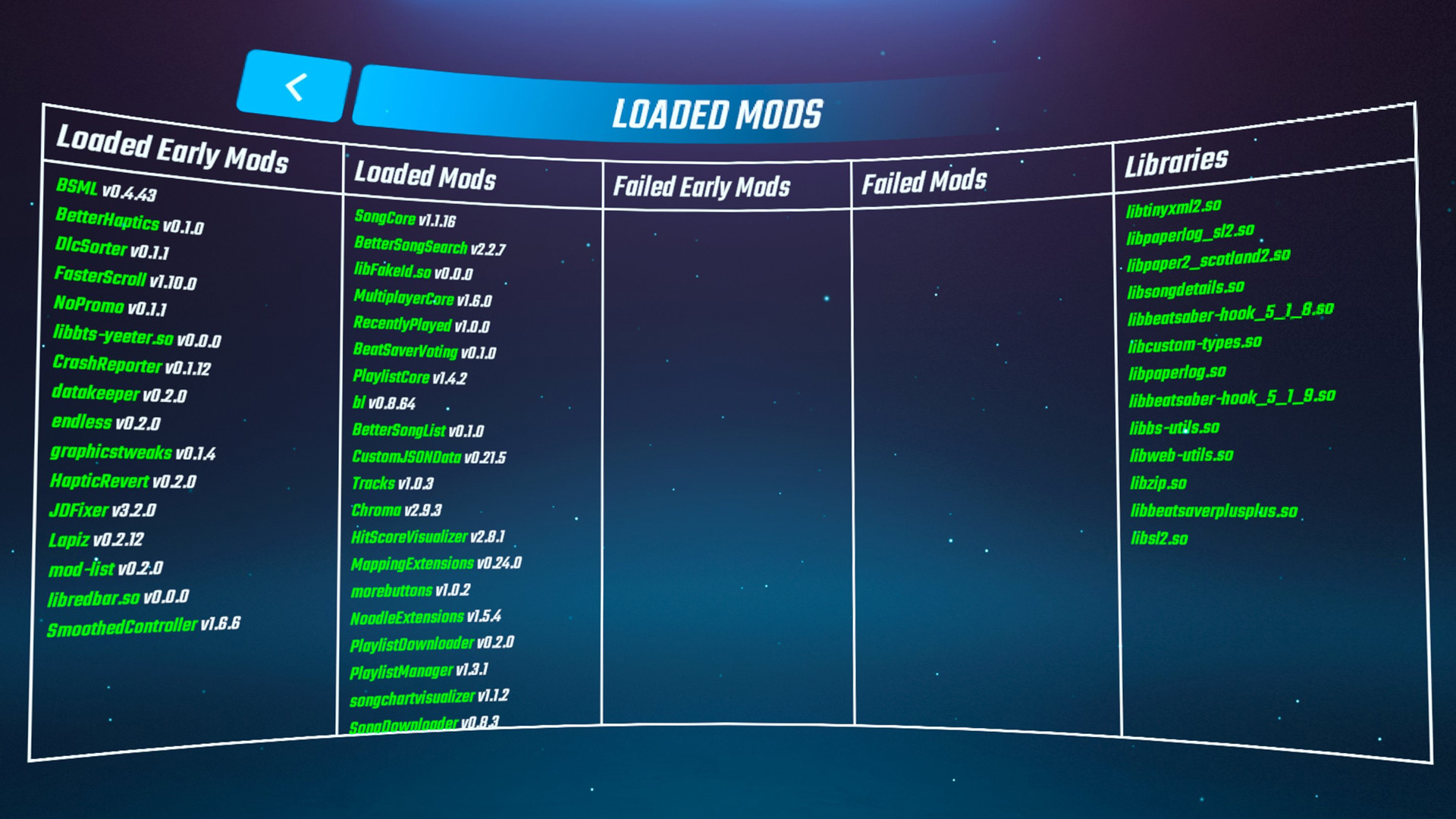 Quest Beat Saber Mods for 1.40.6_6407